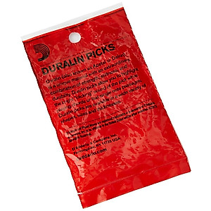 D'Addario DuraGrip Guitar Picks - Guitar Accessories - Grip Stamped - Guitar Picks with Grip for Acoustic Guitar, Electric Guitar, Bass Guitar - 10-pack, 0.85mm-Medium