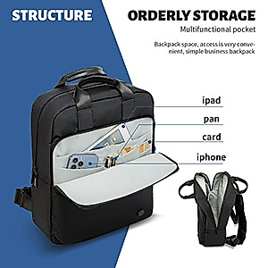 BAI YI Travel Backpack for Men, 15.6 Inches Mens Backpack for Work Travel Essentials Business Laptop Backpack, Durable Waterproof Backpack