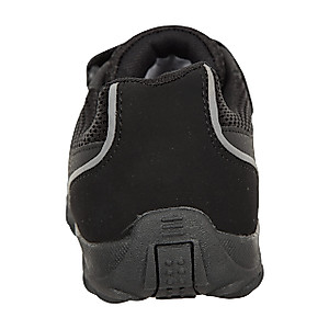 Mountain Warehouse Mars Kids Adaptive Non-Marking Sneakers Black Kids Shoe Size 2 US