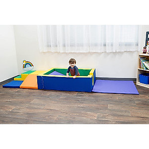 Children's Factory Adventure Center, Primary, CF805-305, Toddler Climber, Baby Play Yard, Kids Indoor Play Equipment for Nursery, Preschool or Daycare