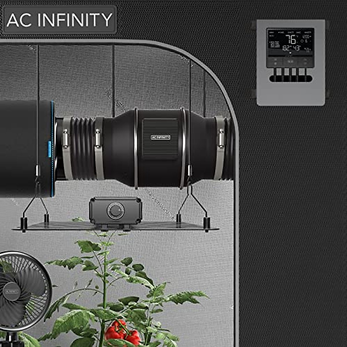 AC Infinity Controller 69 PRO, Smart Environmental Controller with Temperature, Humidity, VPD, Timer, Cycle, Schedule Controls, for Grow Tent Cooling Ventilation Lighting