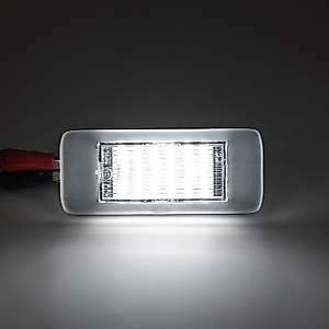 DHCN 2Pcs Car License Plate Lights Error Free 6000K for O/pel A/stra J S/ports T/ourer E/state 2010-2015 Z/afira C P12 2011-2016