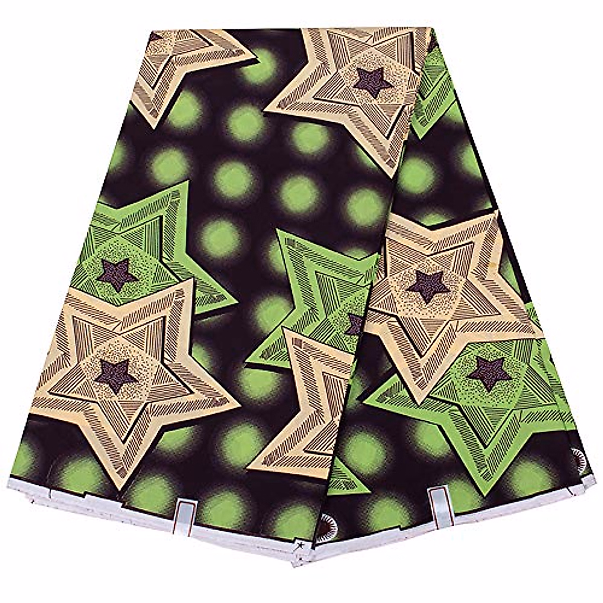 African Fabric 100% Cotton Ankara Kente Print Fabric 6 Yards for Party Dress 40FS1390