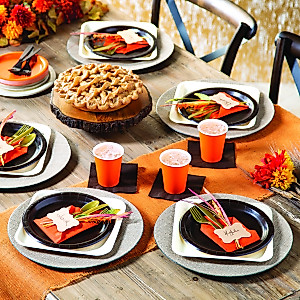 Bulk Plastic Cutlery Sets for 70, 210 Pieces, Spoons, Knives, Forks, Party and Wedding Supplies (Chocolate)