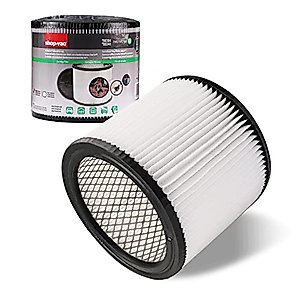 Shop-Vac 90304/90344 Replacement Cartridge Filter, Fits most Shop-Vac Dry Vacuums 5 Gallon and above, Original, Reusable, 1 Pack