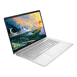 HP 17 Laptop, 17.3” HD+ Display, 11th Gen Intel Core i3-1125G4 Processor, 8GB RAM, 256GB SSD, Wi-Fi, HDMI, Webcam, Windows 11 Home, Silver