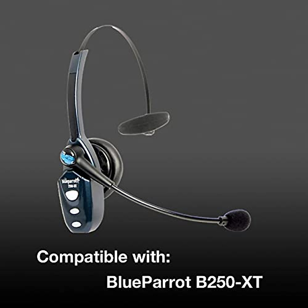 Replacement Headset Ear Pads for BlueParrott B250-XT, XTS, Plantronics CS540, Supra - HW251, HW261, SAVI- W440, W445, W740, W745, Jabra GN2000, PRO900, 9400 by Global Teck
