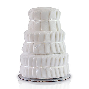 Decorate It Yourself 3 Tier Plain Diaper Cake-60 Diapers