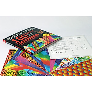 Origami Paper 100 Sheets Rainbow Patterns 6" (15 cm): Tuttle Origami Paper: Double-Sided Origami Sheets Printed with 8 Different Patterns (Instructions for 7 Projects Included)