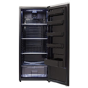 Danby DAR110A3MDB 11 Cu. Ft. Apartment Basement Sized Contemporary Classic Refrigerator with 3 Adjustable Glass Shelves and Bottle Storage, Black