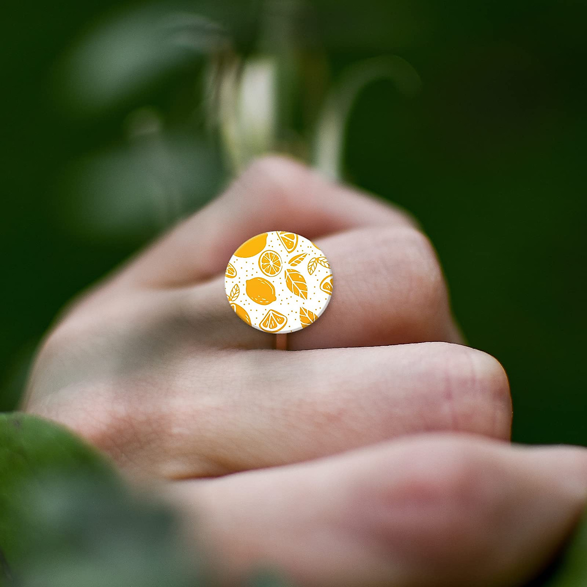 OLYCRAFT 4x5 Inch Silk Screen for Polymer Clay Lemon Pattern Silk Screen Printing Stencil Reusable Washable Clay Stencil Non-Adhesive Transfer Stencil for Polymer Clay Earring Jewelry Making