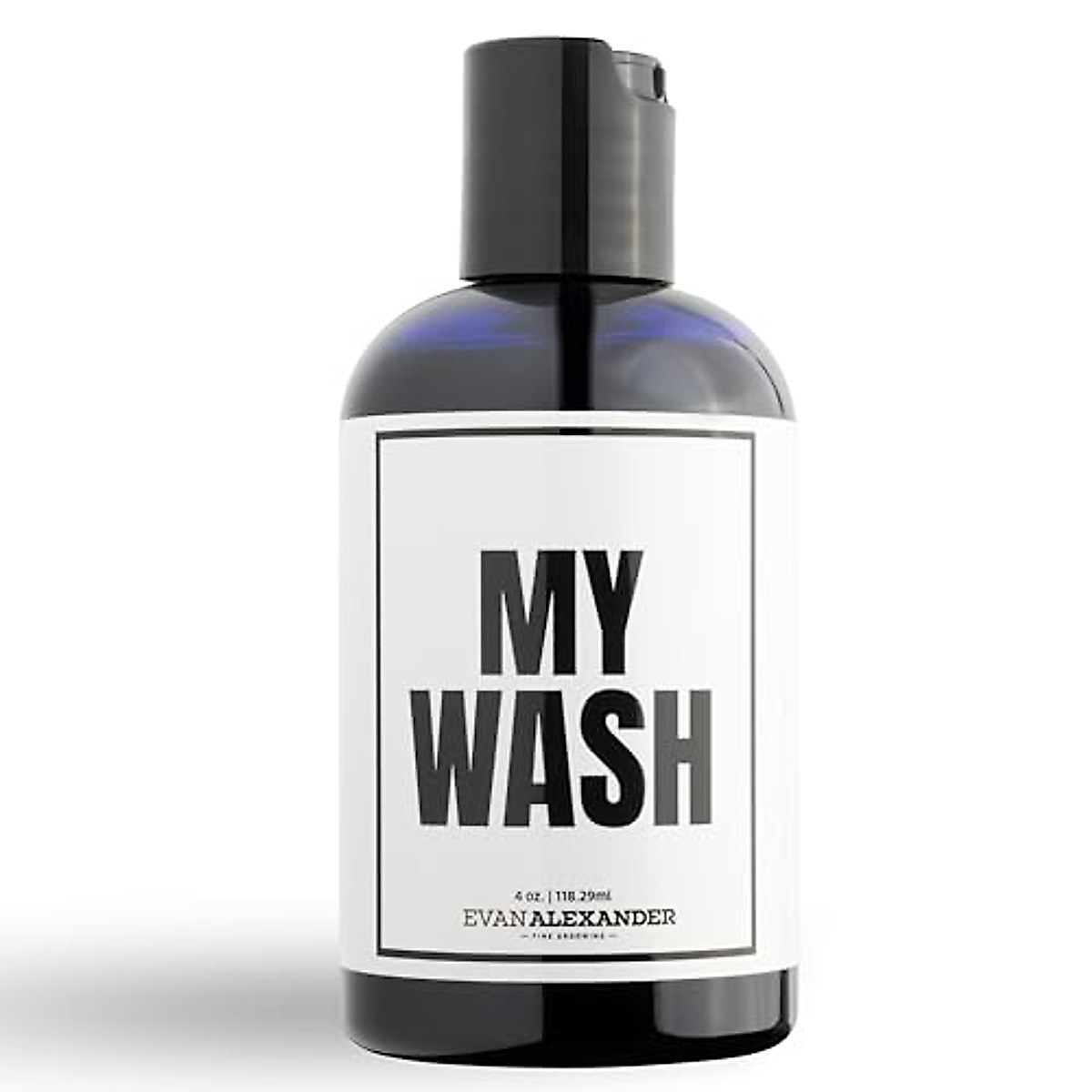 Evan Alexander Fine Grooming MY Wash Detoxifying Beard Shampoo, Fresh, 4 Fluid Ounces
