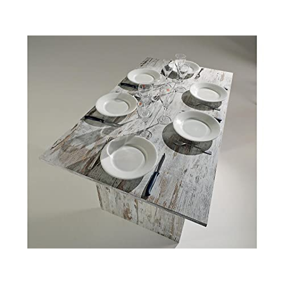 Casabianca Furniture RITZ Vintage White Wash Extendable Console/Dining Table by Talenti Casa,