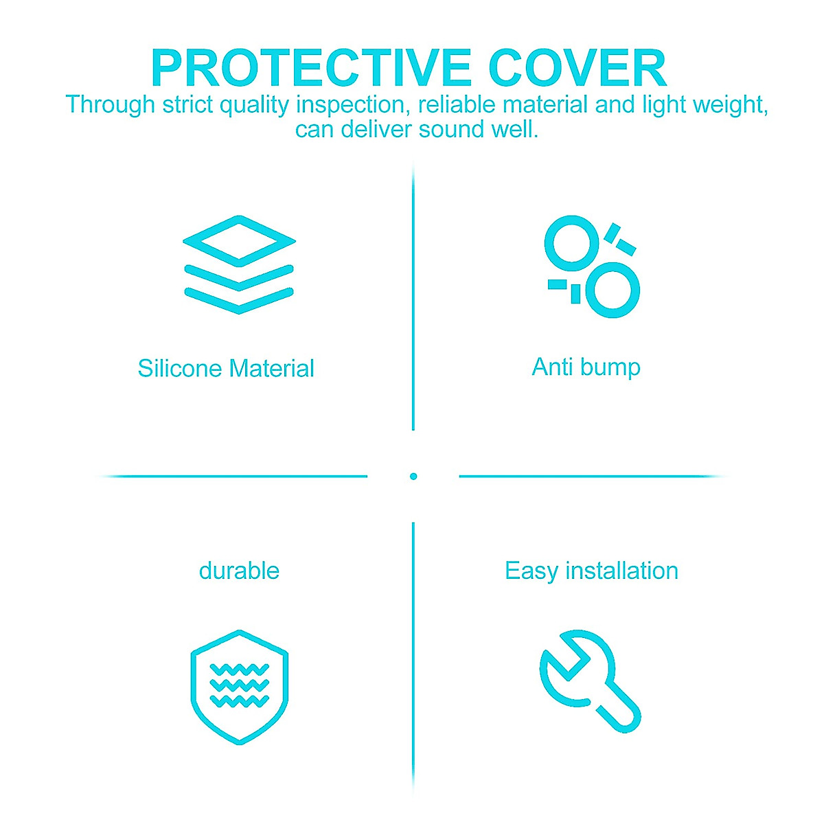 Baluue 16pcs Spare Parts Kit Silicone Head Cover Replacement Supply for Hospital Doctor Nurse (Multi Color)