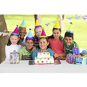 Exquisite 54 Inch X 300 Feet White Plastic Table Cover Roll in A Cut - to - Size Box with Convenient Slide Cutter. Cuts Up to 36 Rectangle 8 Feet Plastic Disposable Tablecloths