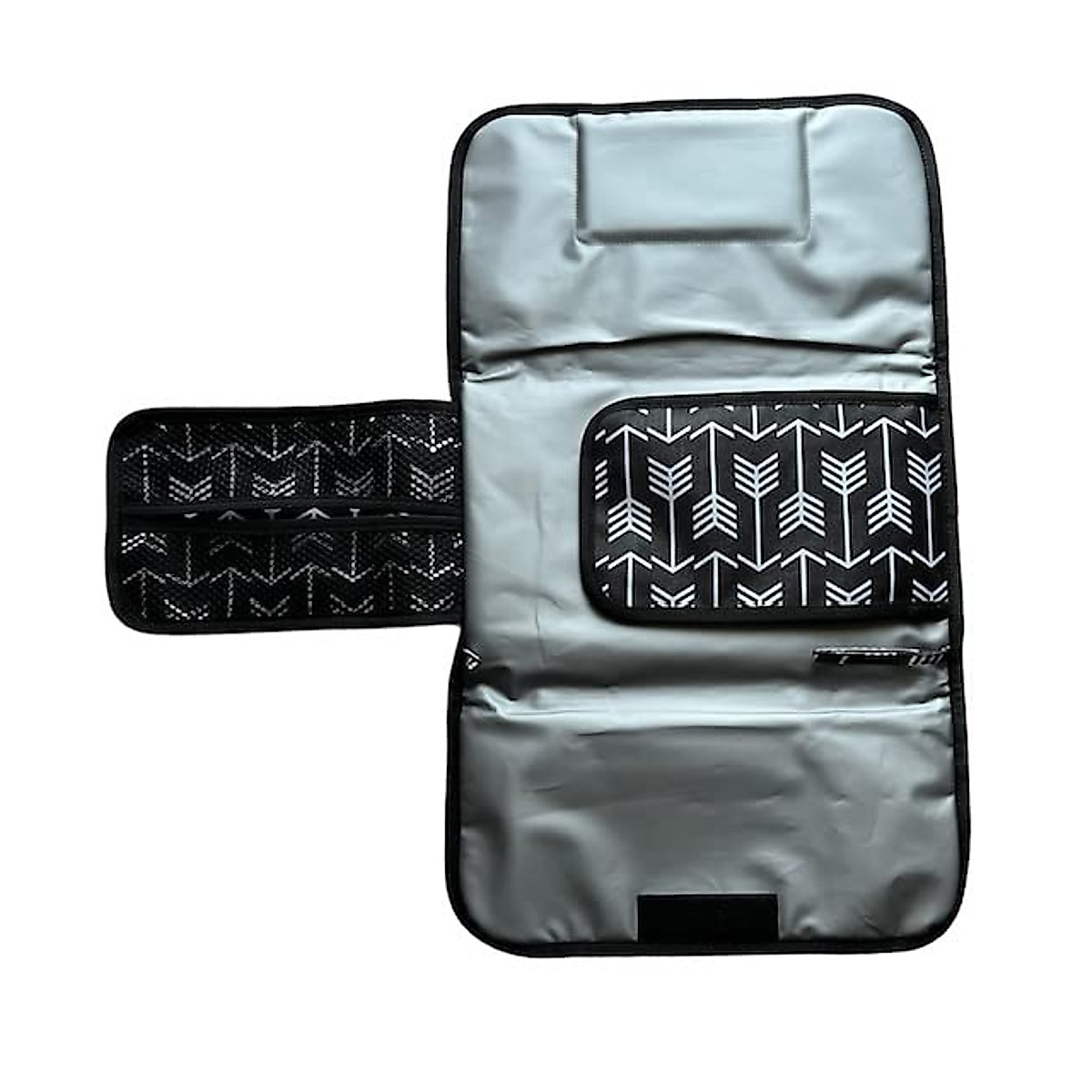 Portable Diaper Changing Pad by BabyDJhor, Open with One Hand, Unisex Baby Style, Excellent to Travel, Camping, Vacations, Gift, Register List and More. Newborn and Infant.