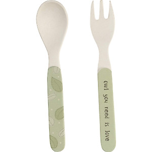 Precious Moments 5 Owl Gift Mealtime Feeding Set, One Size