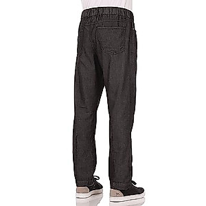 Chef Works Men's Gramercy Chef Pants, Black, Small