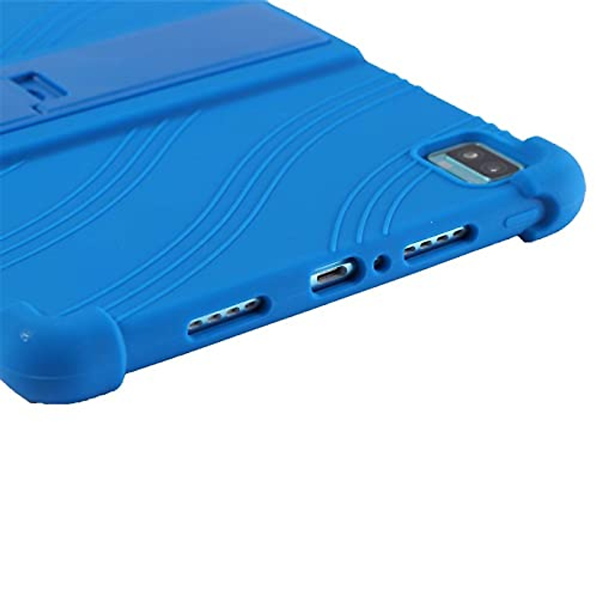 HminSen Case for TCL Tab Pro 5G Tablet, Kids Friendly Soft Silicone Adjustable Stand Cover for TCL Tab Pro 5G TCL-9198S / VASTKING KingPad M10 10.36 inch Tablet (Black)