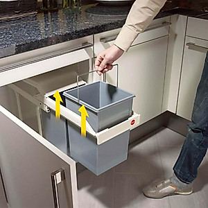 Hailo 3659-001 Multi-Box Duo L, Cream White, Set of 1, Cremeweiß