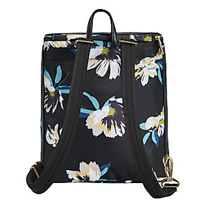 Travelon Addison-Anti-Theft Backpack, Midnight Floral, One Size