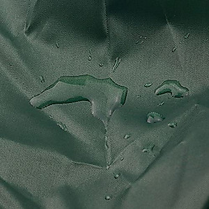 Outdoor Furniture Covers Waterproof Table 83x35in, Patio Furniture Cover Round Table, Outdoor Furniture Covers for Winter, All Weather, Windproof, Green,Black