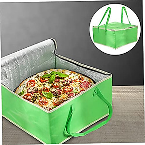 ULTECHNOVO Insulated Food Delivery Bag 1pc Catering Delivery Food Warmer Reusable Shopping Camping Tote Storage Camping Coolers Pizza Insulation Tote Lunch Lunch Box Aluminum