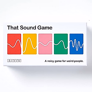 That Sound Game A Noisy Card Game for Weird People, Party Games for Adults & Teens, Ideal for Family Games Night, College and Birthday Parties, Party Games for Bachelorette (14+)