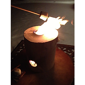 The Original OneLogFire (6) Pack | Swedish Fire Log | Swedish Torch | One Log Campfire | for Outdoor Firepit | Campfire | Bonfires | Fireplace