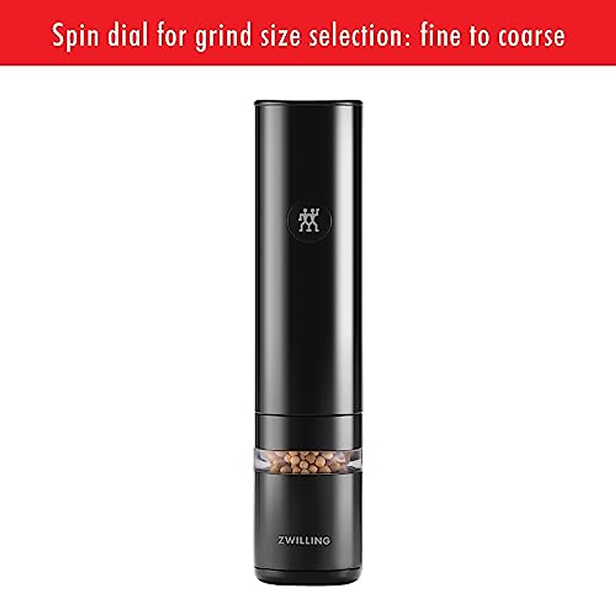 ZWILLING Enfinigy Electric Salt/Pepper Mill - Black
