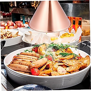 Gatuida 1pc Food Warmer Lamp Heat Food Lamp Pizza Warmer Countertop Food Heat Lamp Hot Lamp for Food Lamp Commercial Heat Lamps for Food Service Turtle Tank Heater Pet Heating Lamp Metal