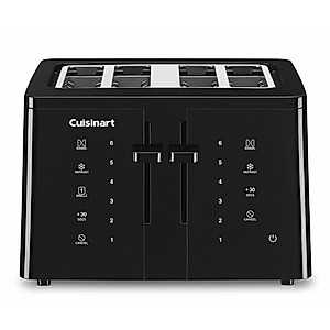 Cuisinart 4-Slice Touchscreen Toaster, Black, CPT-T40P1