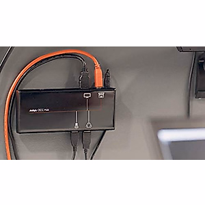 Avaya One Cable Connect Hub - USB/HDMI 3-Port Hub for Laptops, Monitors, Speakers - Plug and Play - Black
