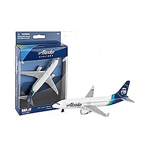 Daron Alaska Airlines Single Plane Vehicle , Blue