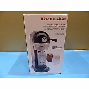 KitchenAid Sparkling Beverage Maker, Onyx Black (Renewed)