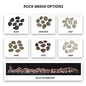 Modern Flames Landscape Series Pro MultiView 3-Sided Wall Mount/Built-In Electric Fireplace (LPM-6816-TH-WTC/LP), 68-Inch, Wireless Thermostat & Full Wall Control