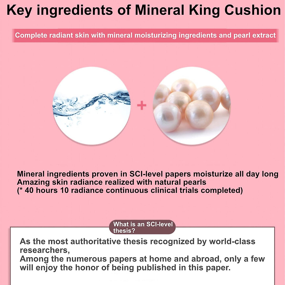 MIBA Ion Calcium Foundation Double Cushion. Apply mineral. Keeps clean makeup even after multiple coats. Includes 2 big size puffs (#23 Natural Skin)