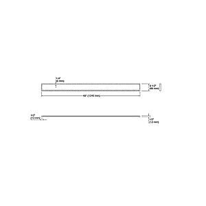 Kohler - K-5447-S33 Solid/Expressions 49-Inch Backsplash Kit, White Impressions (Speckled)