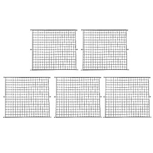 4 Pack Metal Garden Fence Panels Barrier 25in Wire Fences Pet Fence Kit Outdoor Heavy Duty Tall Outdoor Landscape Patio Yard Fencing Border Animal Barrier