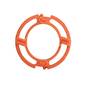 Cinnyi 3PCS Shaver Razor Retaining Lock-Ring Orange Blade Retaining Rings for Norelco Series 7000 9000 RQ12 Models