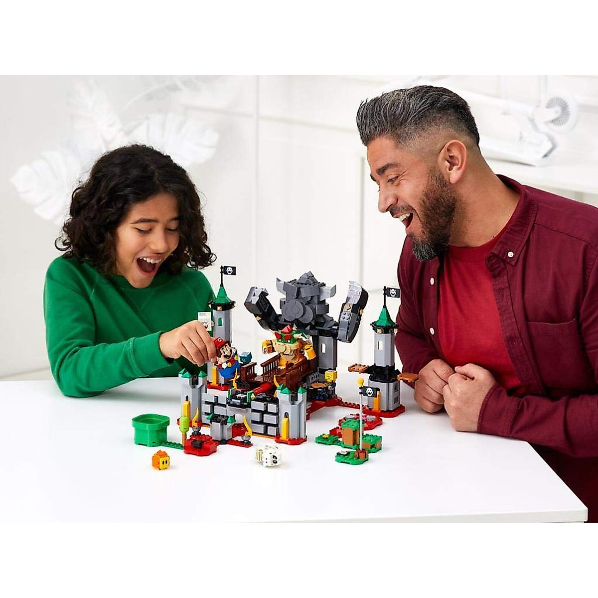 LEGO Super Mario Bowser’s Castle Boss Battle Expansion Set 71369 Building Kit; Collectible Toy for Kids to Customize Their Super Mario Starter Course (71360) Playset (1,010 Pieces)