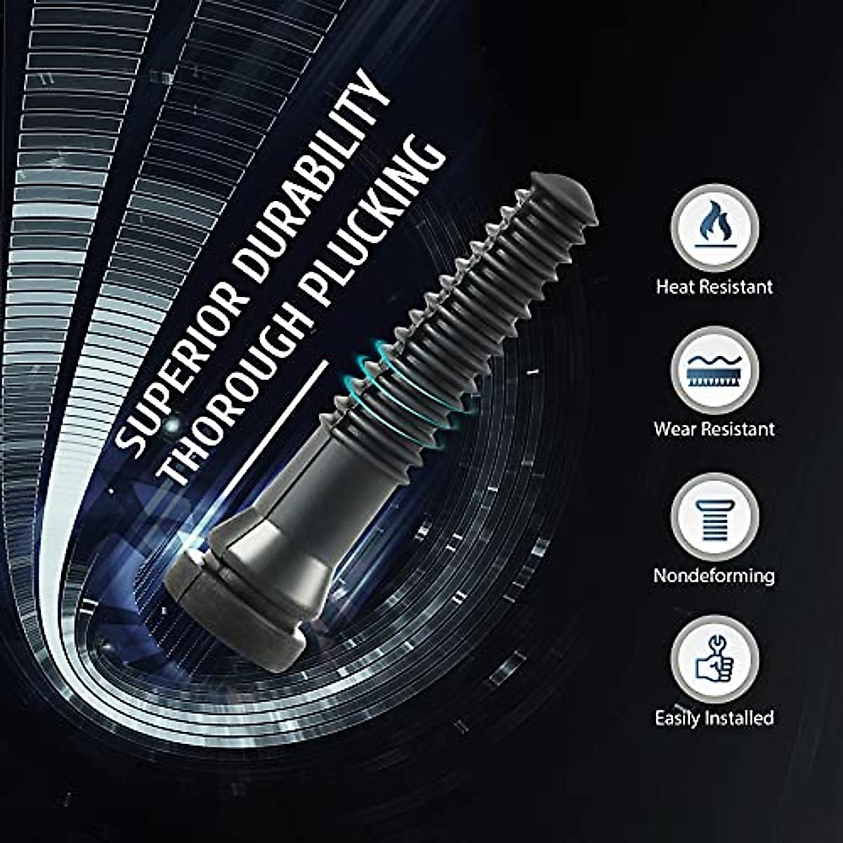 CREWORKS Chicken Plucker Fingers 100 Pcs, Rubber Plucking Fingers for Chicken Plucker Machine with 3/4 Inch Holes, Flexible Feather Removal Attachments for Chickens Turkeys Ducks Geese Quail Poultry