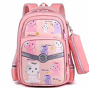 HAPIKI Kawaii Backpack with Cute Accessories 14 Inch Laptop Casual Travel Daypacks New Semester Gifts Aesthetic Bag (01-pink,15.6 inch)