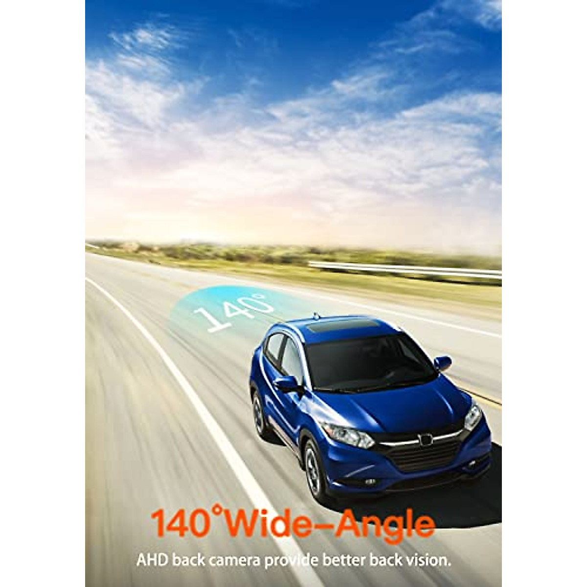 WOLFBOX Original Rear Camera for Mirror Dash Cam, Suitable for G840S/G930/T10, 1080P Waterproof Backup Camera