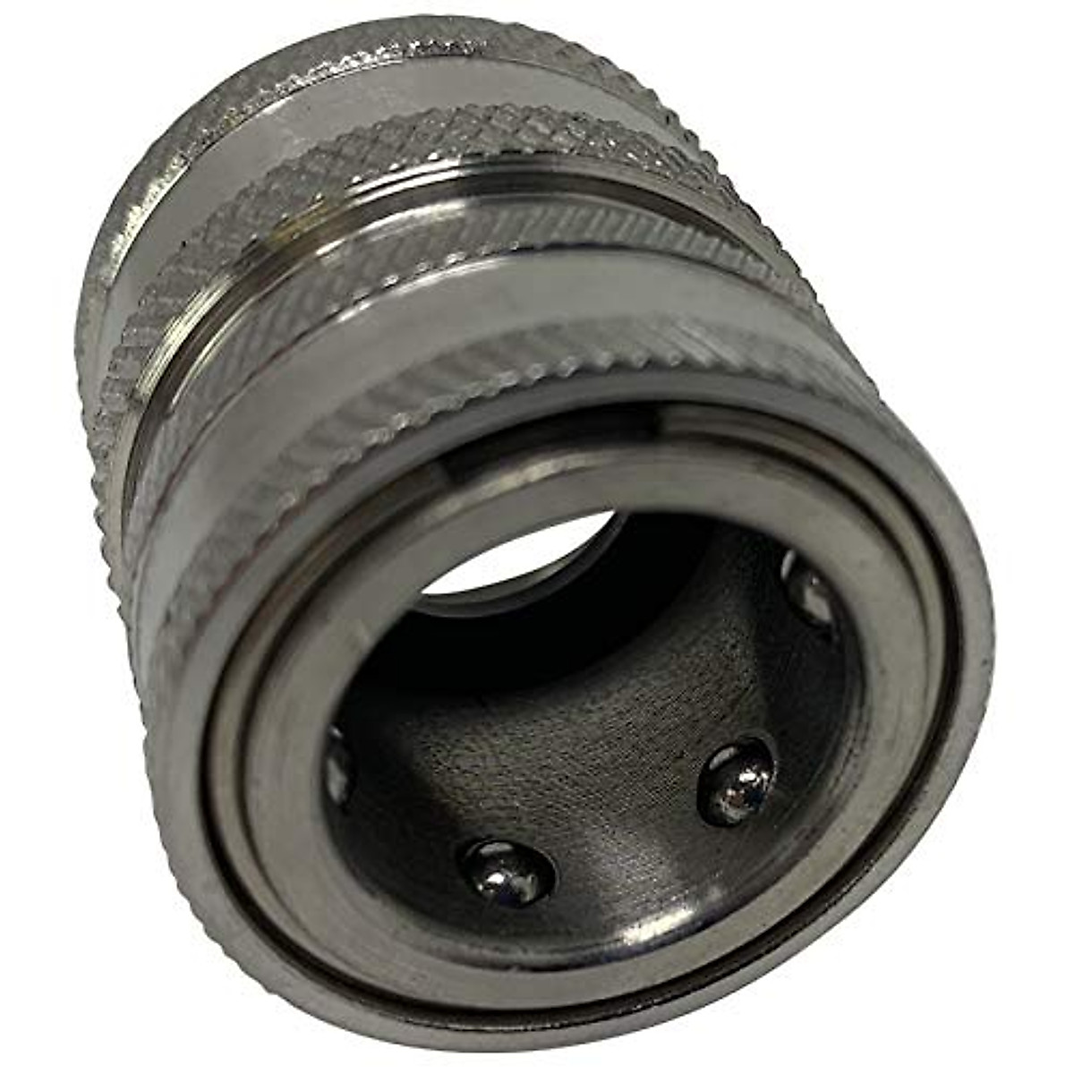 MTM Hydro Garden Hose Adapter 4 Piece 3/4” Quick Connect Fittings Kit, Stainless Steel High Pressure Couplings and Connectors for Pressure Washers and Car Detailing, 2x2