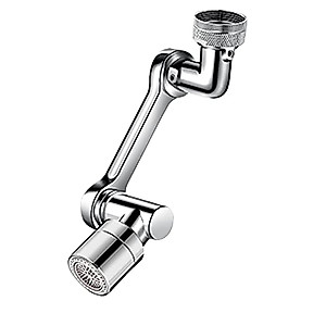 Faucet Extender for Kitchen Sink Universal,Faucet Extender for Bathroom Sink Brass,Splash Filter Faucet Extender,2 Water Outlet Modes,for Bathroom