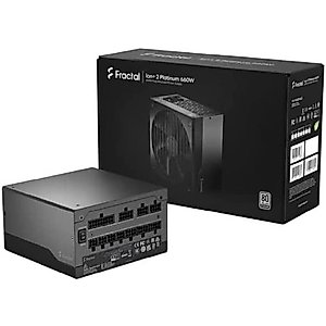 Fractal Design Ion+ 2 Platinum 660W 80 Plus Platinum Certified 660W Full Modular Compact ATX Power Supply