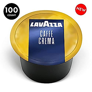 Lavazza Blue Single Espresso Caffe Crema Coffee Capsules, Value Pack, Blended and roasted in Italy, Sweet blend from its aromatic notes of biscuits and jasmine,100% Arabica, 100 Count
