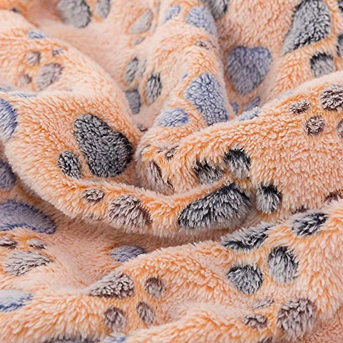 Allisandro Luxurious Dog Blanket, 350 GSM Super Fuzzy Microplush Fleece Pet Blankets for Small Medium Large Dogs and Cats, Brown, 40 x 32 Inches
