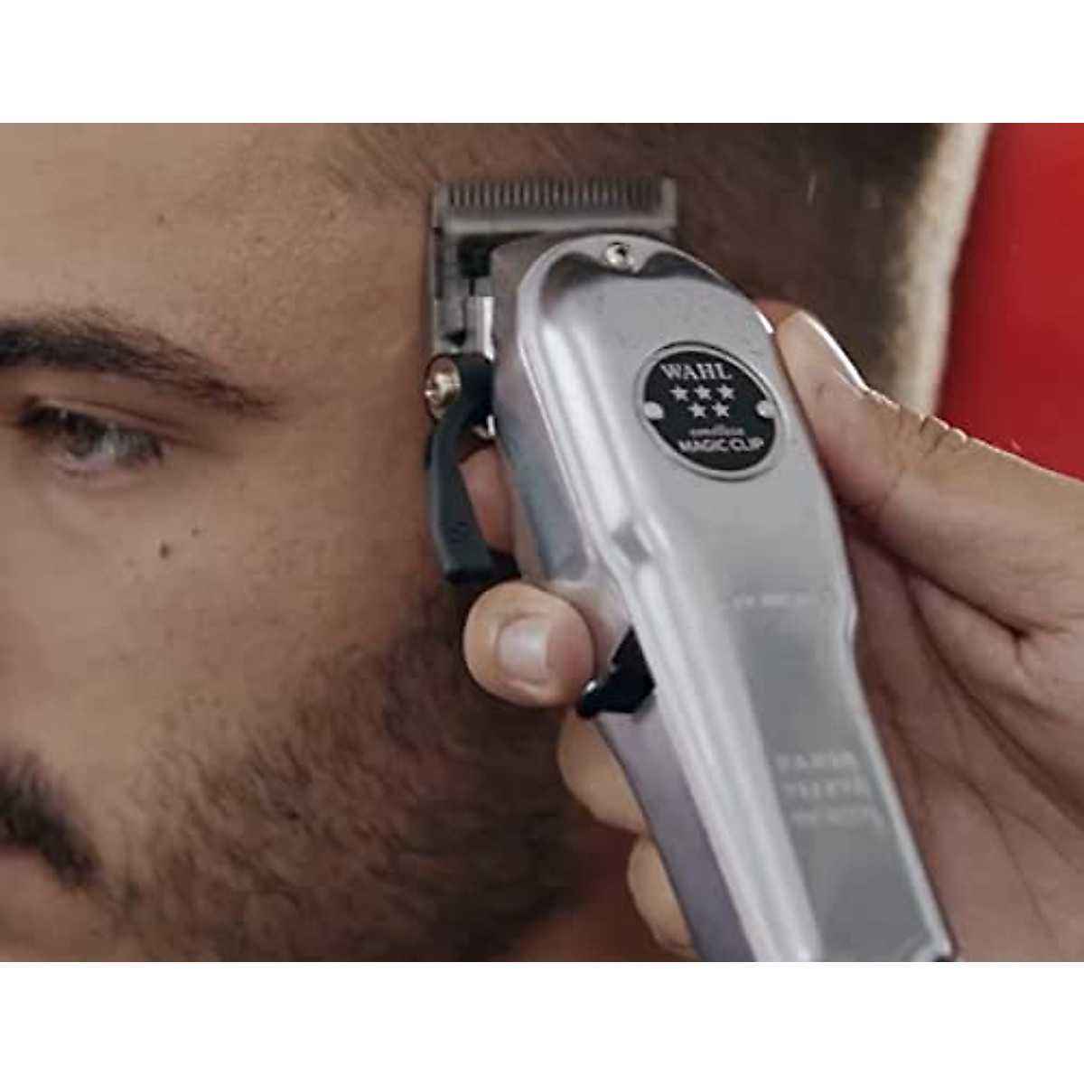 Wahl Professional 5 Star Series Metal Edition Cordless Magic Clip with Stagger Tooth Blade, Rotary Motor, Lithium Ion Battery, 90+ Minute Run Time for Professional Barbers and Stylists - Model 8509